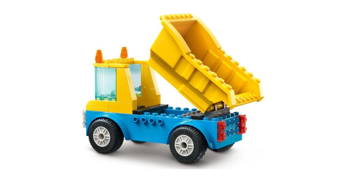 LEGO City - Építőipari teherautók és bontógolyós daru (60391) | Pepita.hu