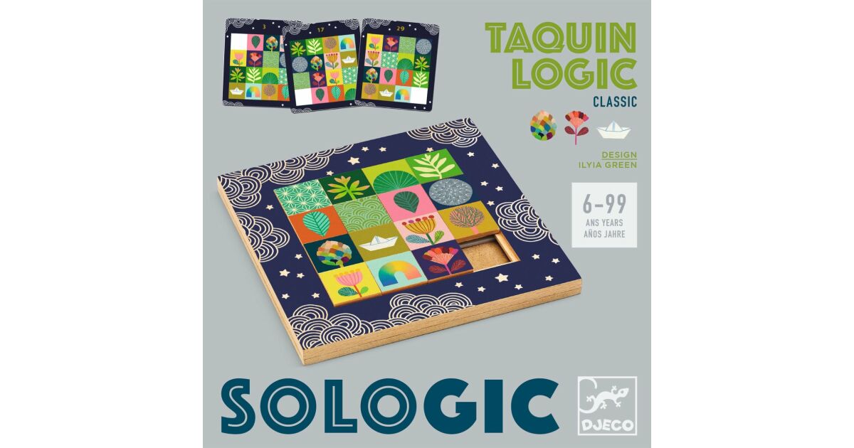 Joc logic - Puzzle cu piese culisante - Taquin Logic | Pepita.com