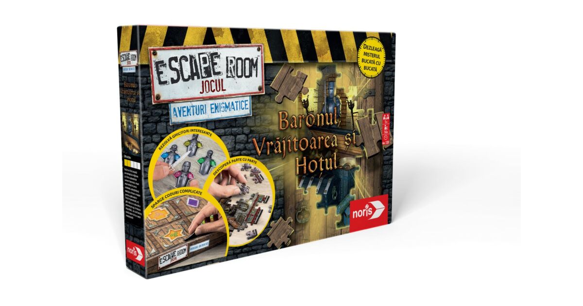 Joc Escape Room aventuri enigmatice in limba Romana | Pepita.com
