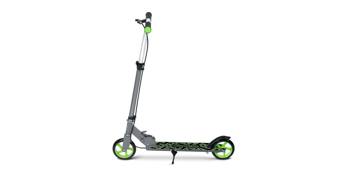 Gyerek roller, Ricokids Kodi, zöld, 14,5 cm PU kerekek, összecsukható ...
