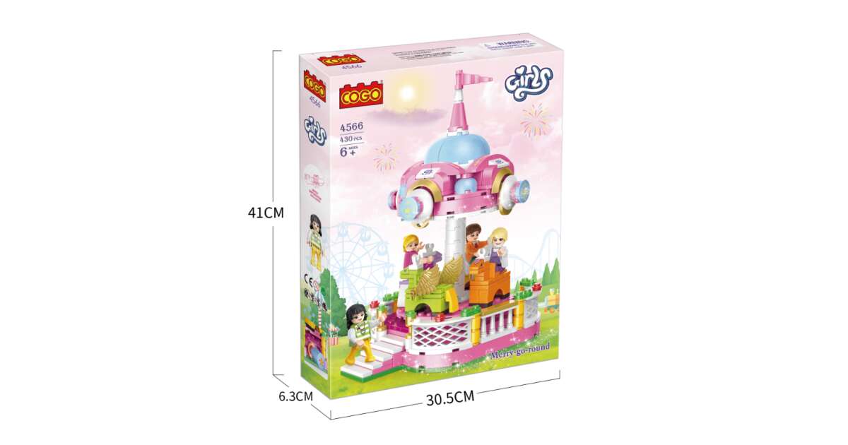 COGO® 4566 | legó kompatibilis építőjáték | 430 db építőkocka ...