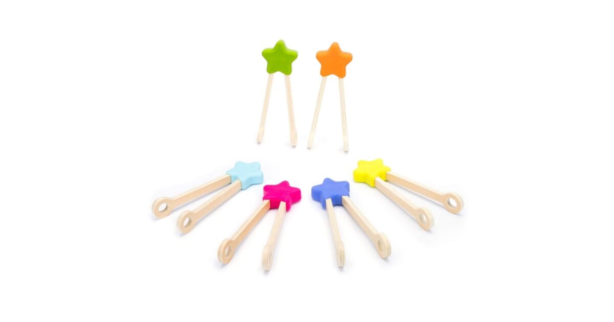 Learning Resources Easy Tweezie - finommotorika fejlesző fa csipesz 1 ...