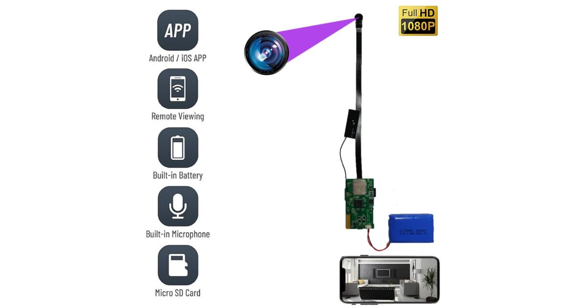 Modul Camera Ascunsa 4G, MOD-4G, Full HD, Inregistrare Audio-Video ...