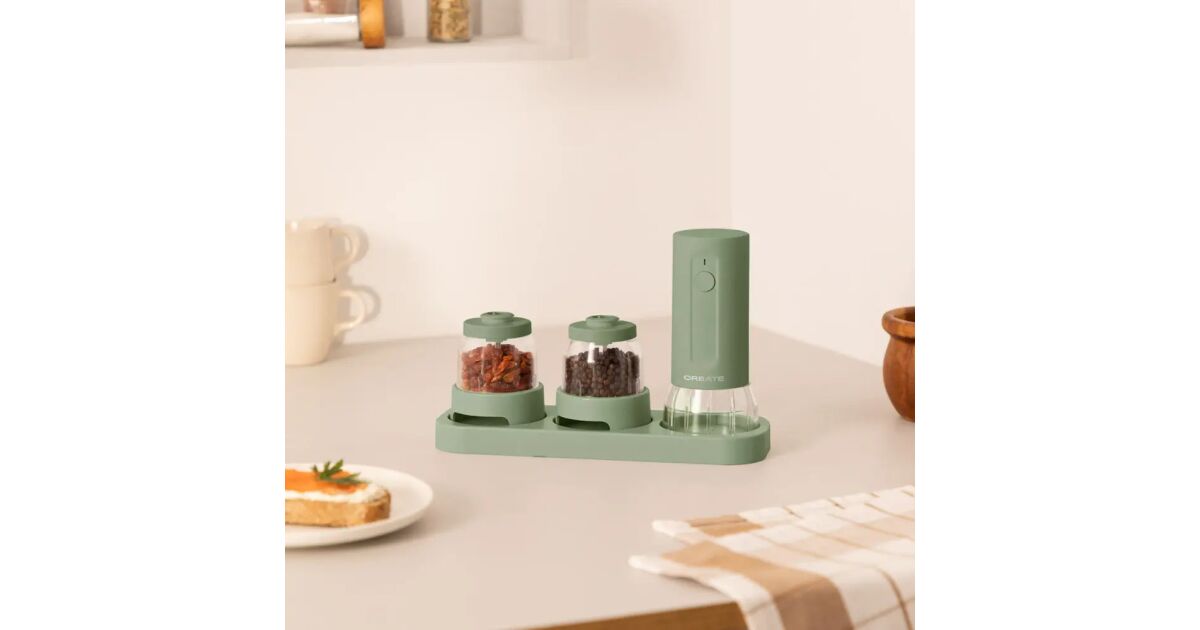 Elektromos fűszerőrlő, CREATE, Spice Grinder Studio Pro, 110 ml, zsálya | Pepita.hu