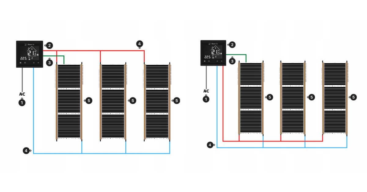 Fekete ezüst infravörös fólia, szélesség 50cm, 160W/m² - 1 méter ...