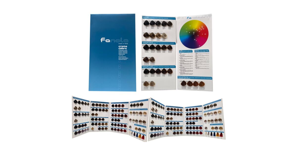 Fanola, Crema Colore, Hair Colour Chart | Pepita.hu