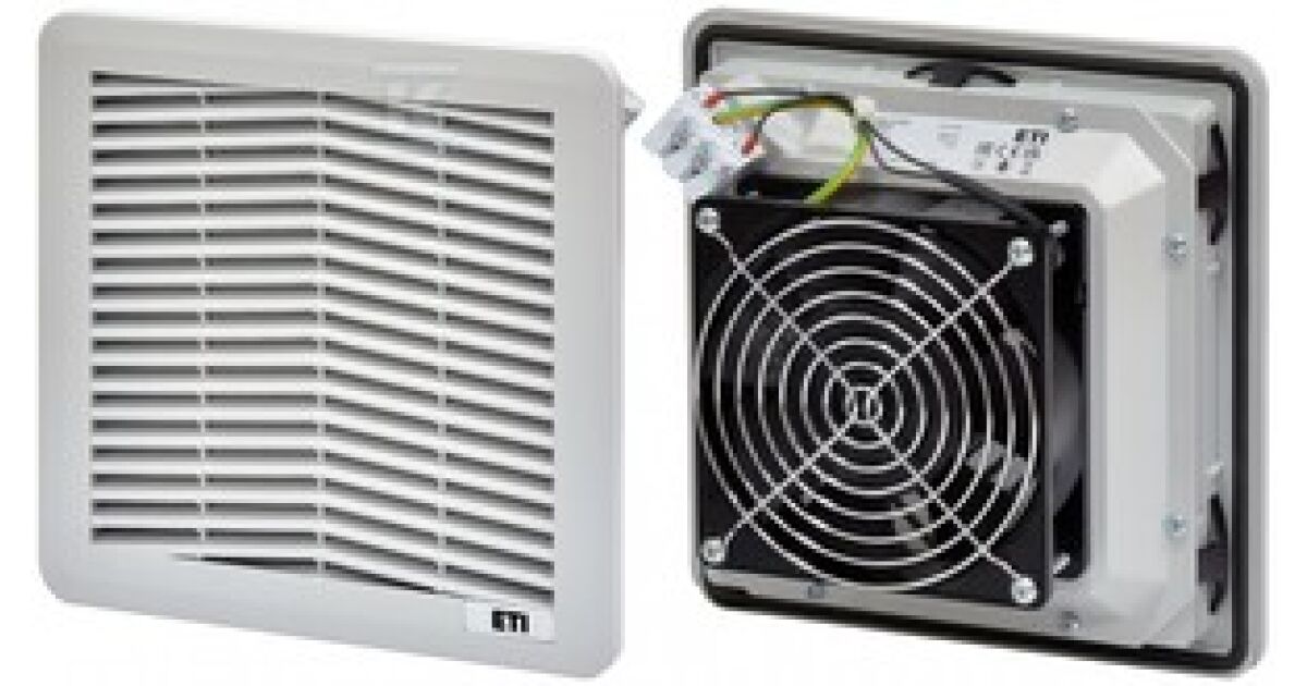 Szűrős ventilátor 110m3/h, 230V AC, 204x204, IP54, EF-204-110-230V ...