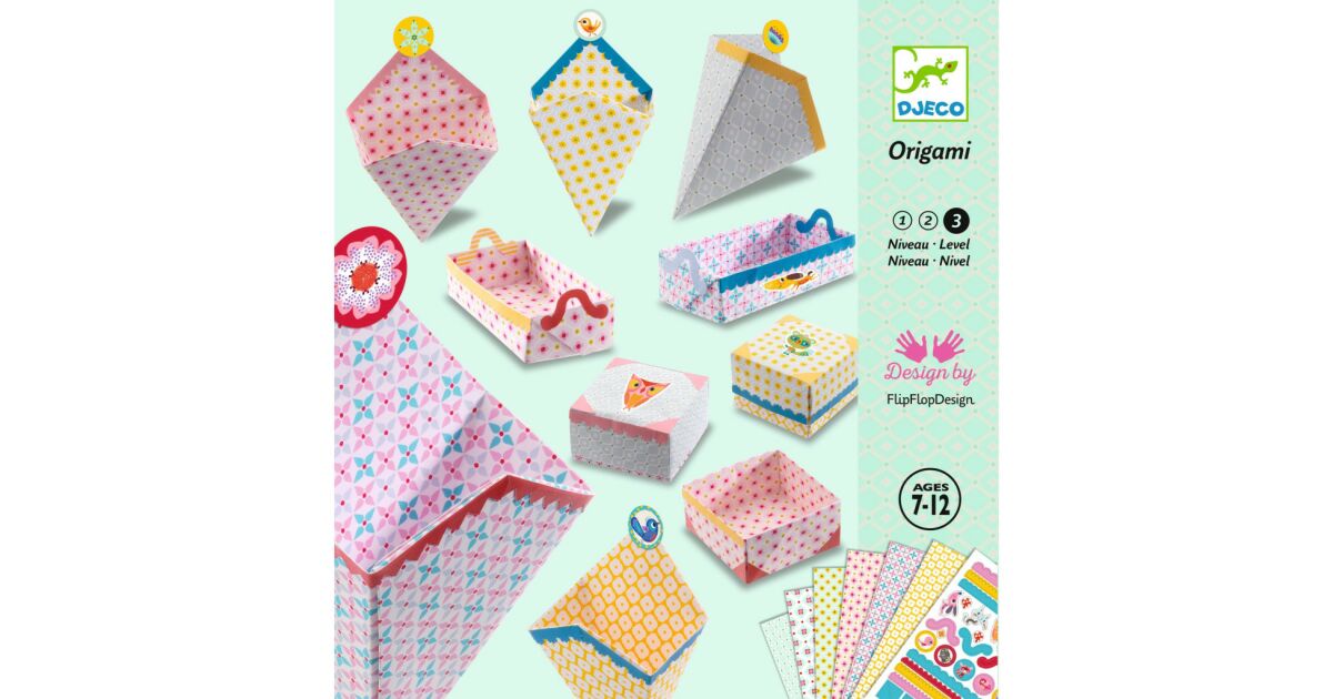 Origami - Doboz hajtogatás - Kirigami Small boxes | Pepita.hu