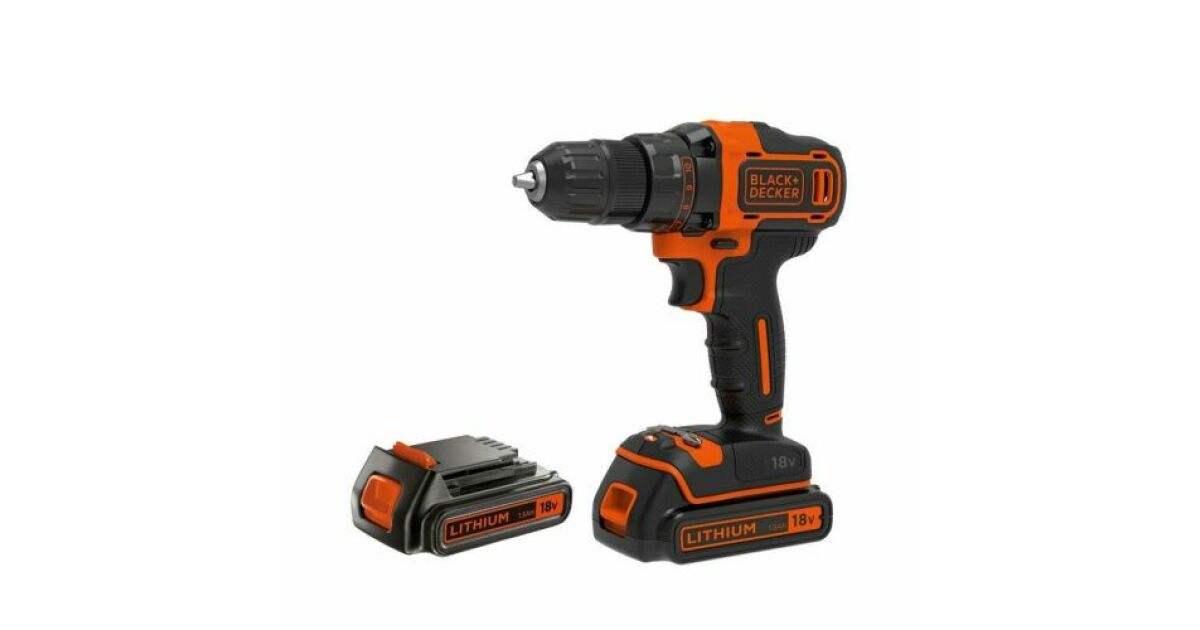 Mașină de găurit și înșurubat fără fir Black & Decker BDCDD186KB-QW ...
