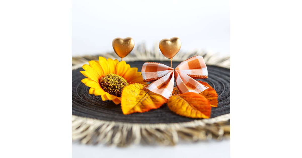 Decoratiune de toamna – Set 5 piese cu frunze – 2 modele | Pepita.com