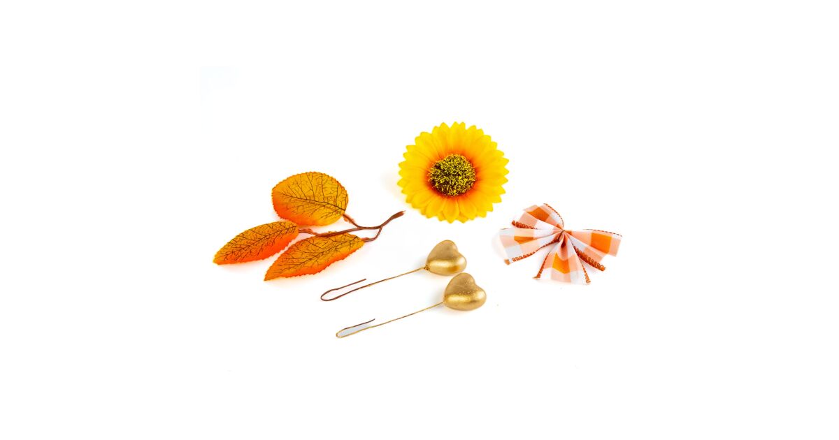Decoratiune de toamna – Set 5 piese cu frunze – 2 modele | Pepita.com