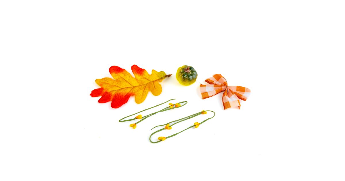 Decoratiune de toamna – Set 5 piese cu frunze – 2 modele | Pepita.com