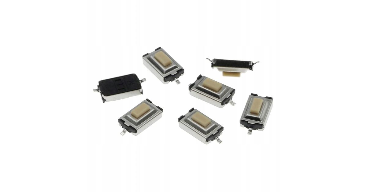 Comutator Tactil SMT Monostabil 3x6 H2.5 mm 10 Buc - Impuls Scurt | SMT ...