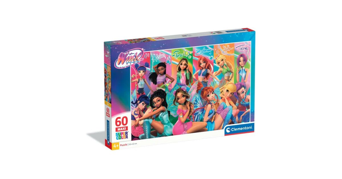 Winx Club Fairy Squad 60 db-os maxi puzzle Clementoni | Pepita.hu