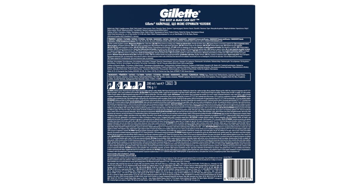 Gillette Fusion5 férfi Borotva Ajándékcsomag | Pepita.hu
