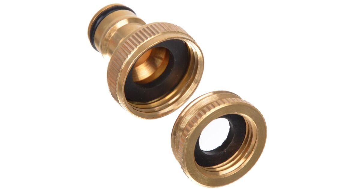 Csap csatlakozó 3/4 vagy 1/2 menetes csatlakozással kerti locsoló ...