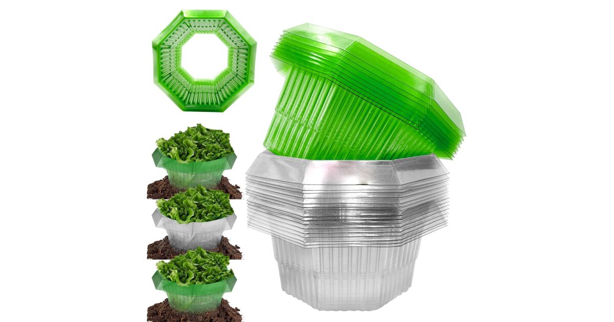 Set 20 inele de protecție pentru plante Ø 24 cm — Guler barieră anti ...
