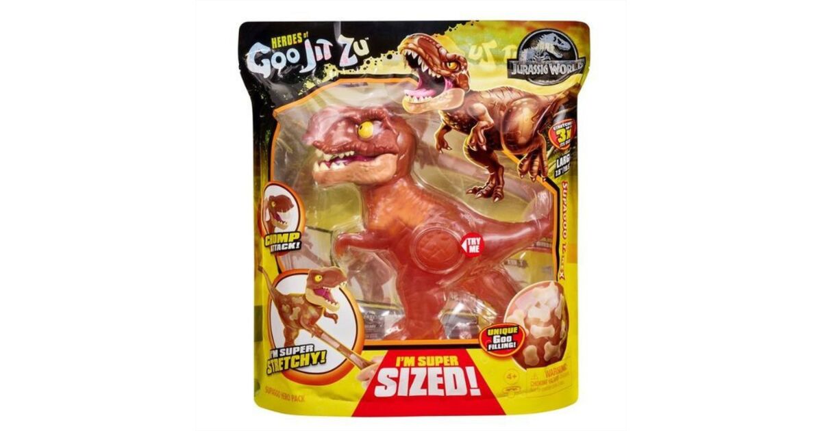 Heroes of Goo Jit Zu nyújtható akciófigura - Jurassic World SupaGoo ...
