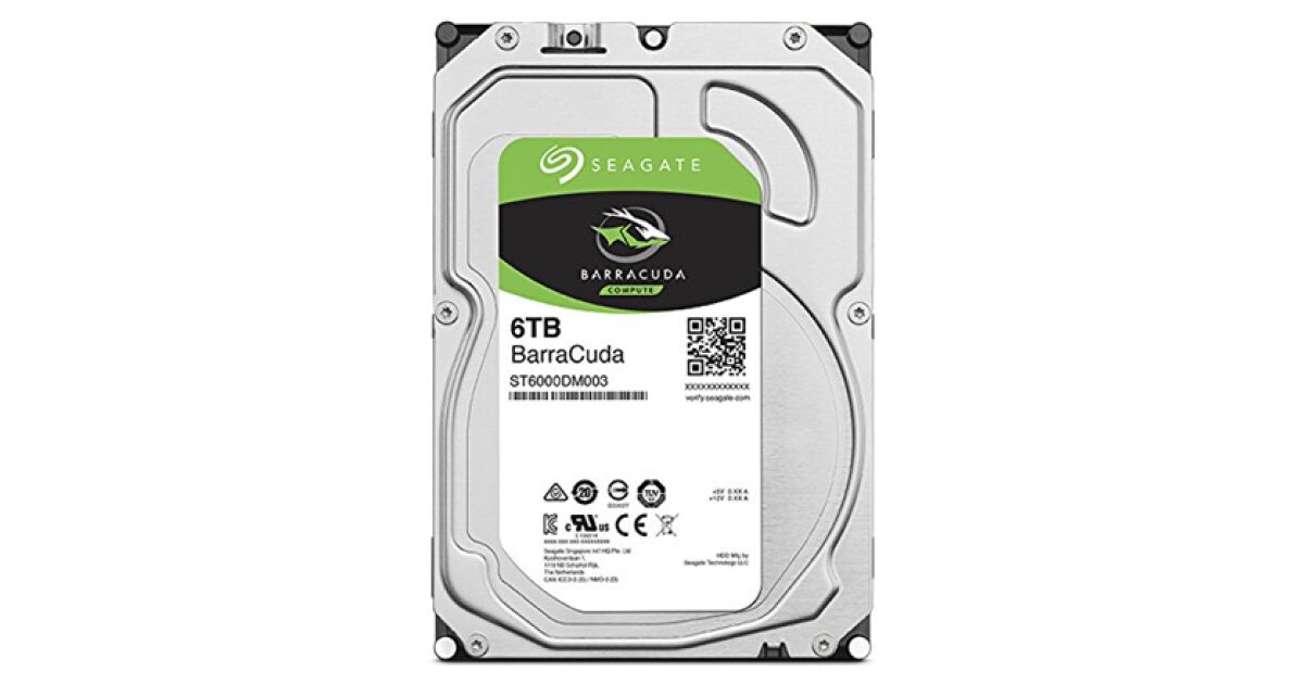 BarraCuda 6 TB-os 3,5 hüvelykes 256 MB-os ST6000DM003 merevlemez ...