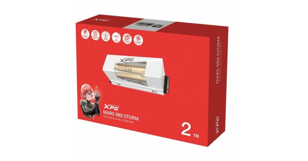 ADATA SSD 1TB - XPG MARS 980 STORM (3D, M.2 PCI-E Gen 5x4, Olvasás ...