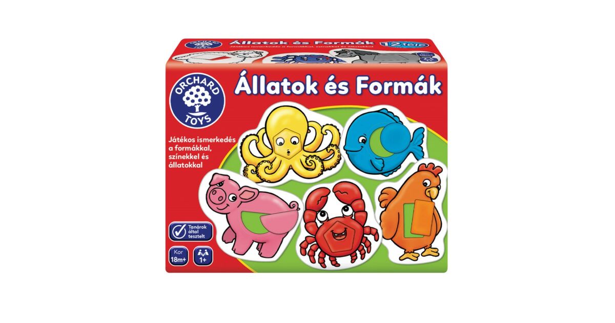 Orchard Toys Állatok és formák | Pepita.hu