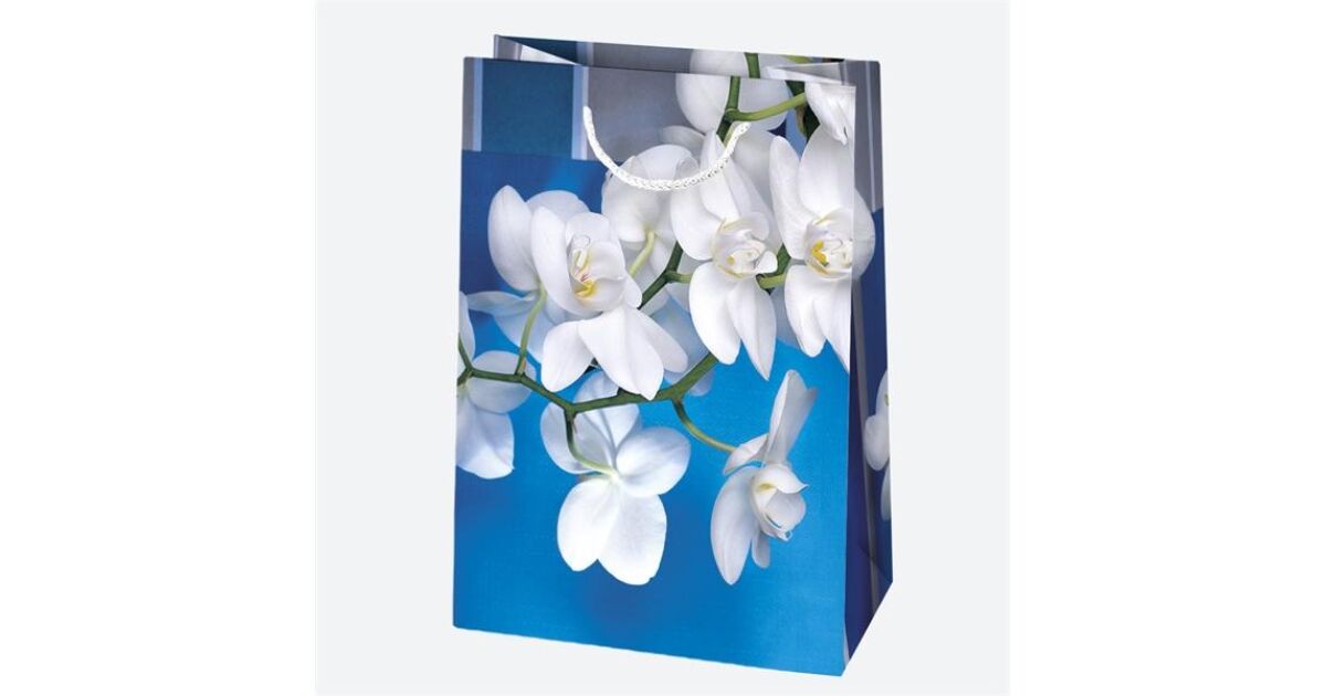 Pungă cadou IRIS, în diferite culori și modele, 290x400x120 mm | Pepita.com