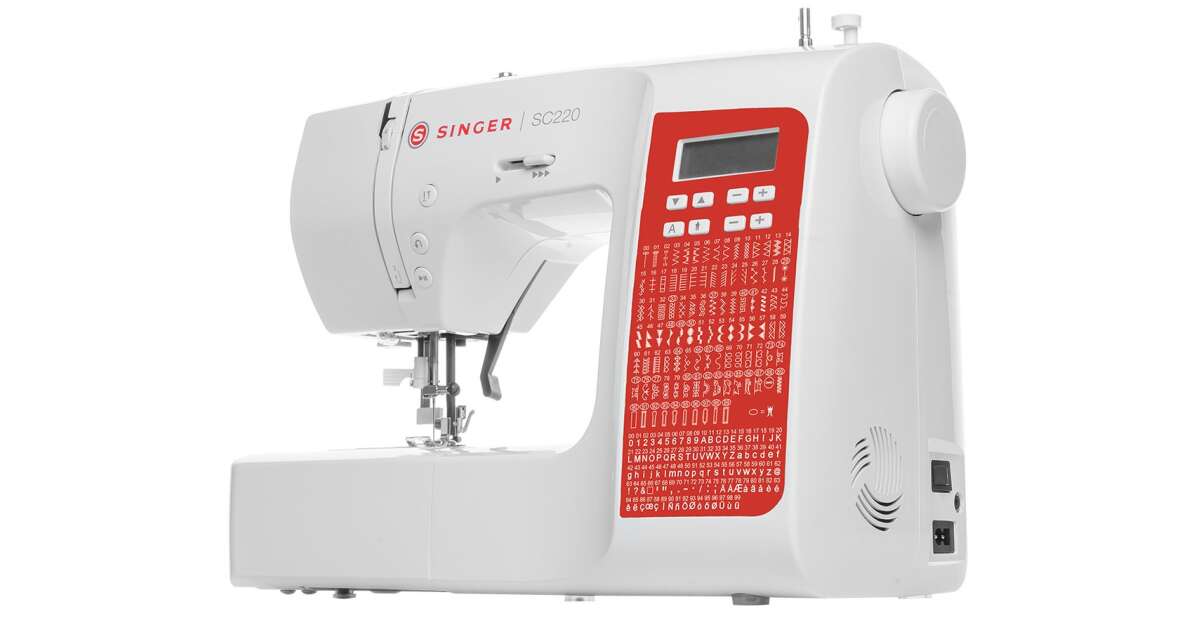 Singer sewing machine SC 220 RED | Pepita.com