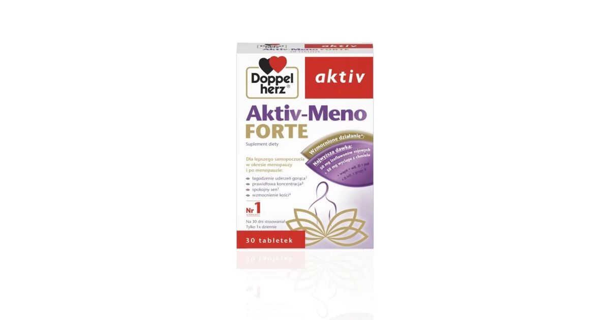 DOPPELHERZ AKTIV Meno Forte 30 tabletta menopauza | Pepita.hu