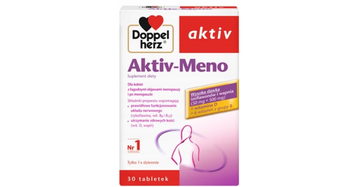 Doppelherz Aktiv-Meno menopauza kalcium 30 tab. | Pepita.hu