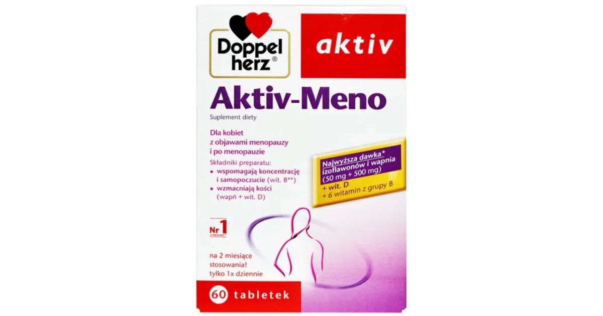 DOPPELHERZ AKTIV Meno 60 tabletta menopauza | Pepita.hu