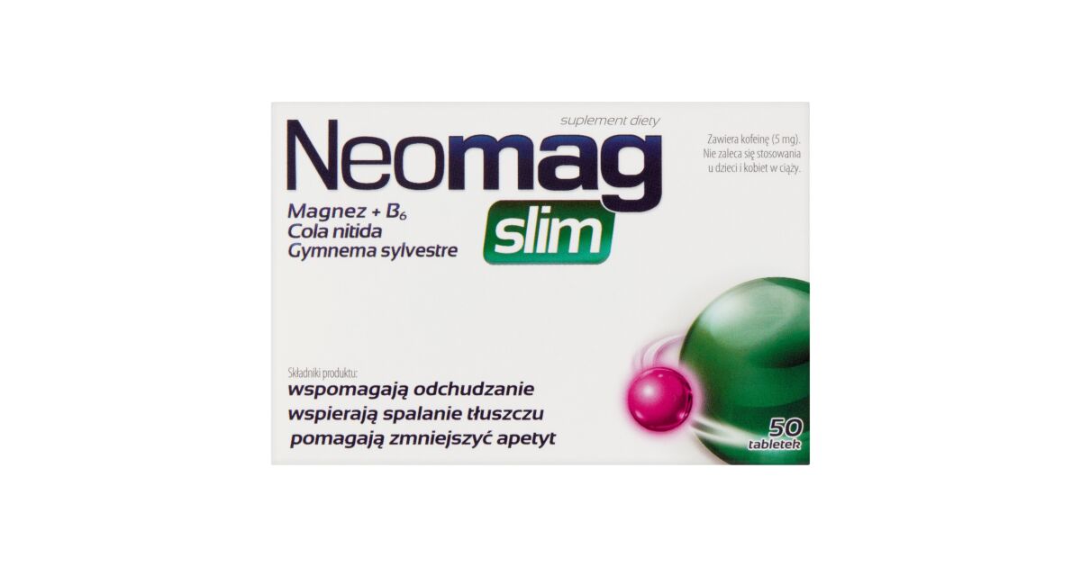NEOMAG SLIM magnézium B-vitamin fogyókúrás 50 tabletta. | Pepita.hu