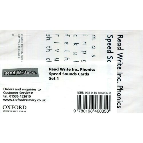 Read Write Inc. Phonics: Set 1 Speed Sound Cards (small size) | Pepita.hu