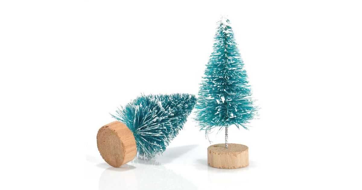 Set 3 braduti decorativi, Zola®, dimensiuni diferite, 6,9,12 cm, din ...