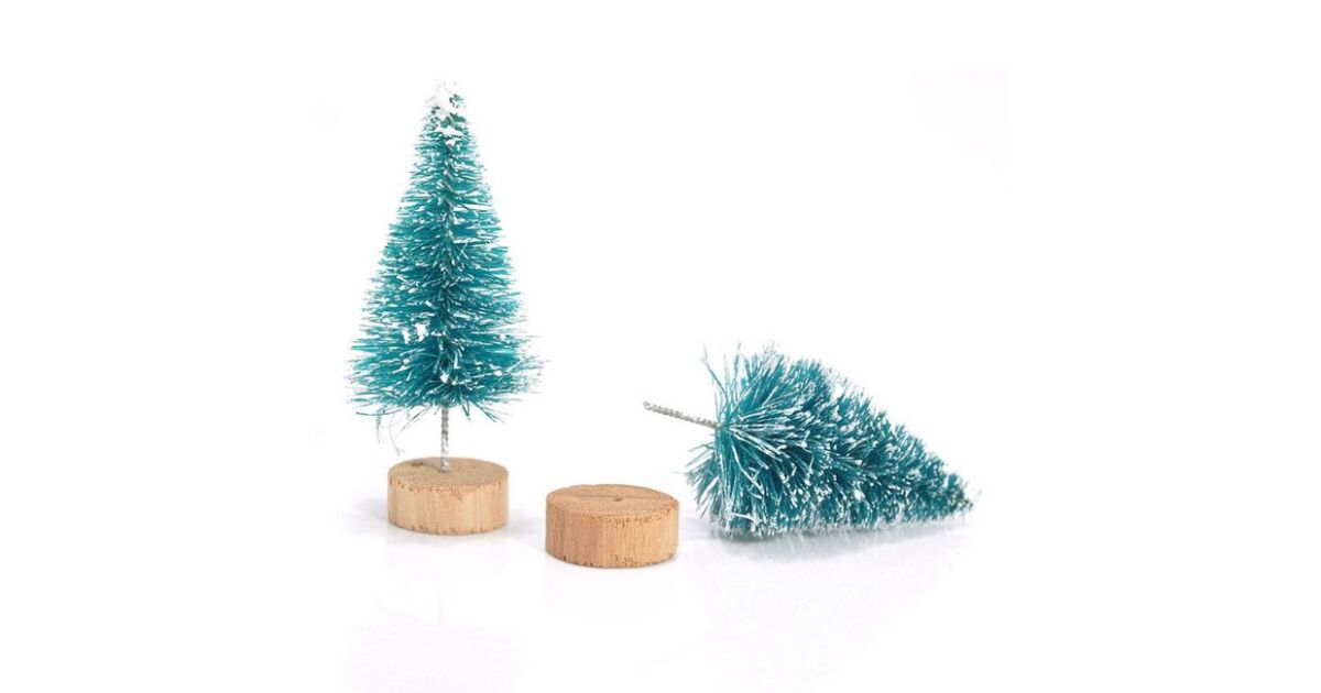 Set 3 braduti decorativi, Zola®, dimensiuni diferite, 6,9,12 cm, din ...