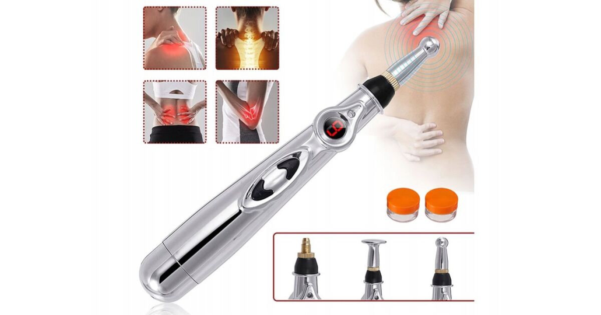 Stilou cu impulsuri electrice, Zola®, cu ecran LCD, indicator luminos ...
