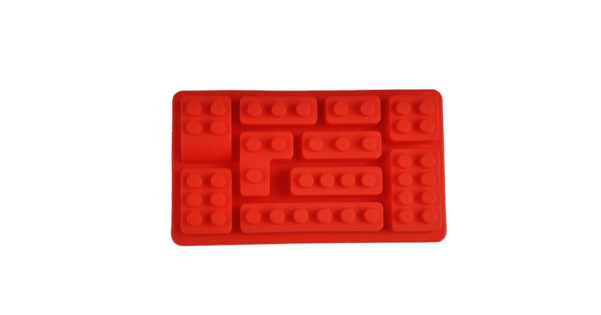 Forma din silicon pentru ciocolata de casa, Zola®, model cuburi LEGO ...