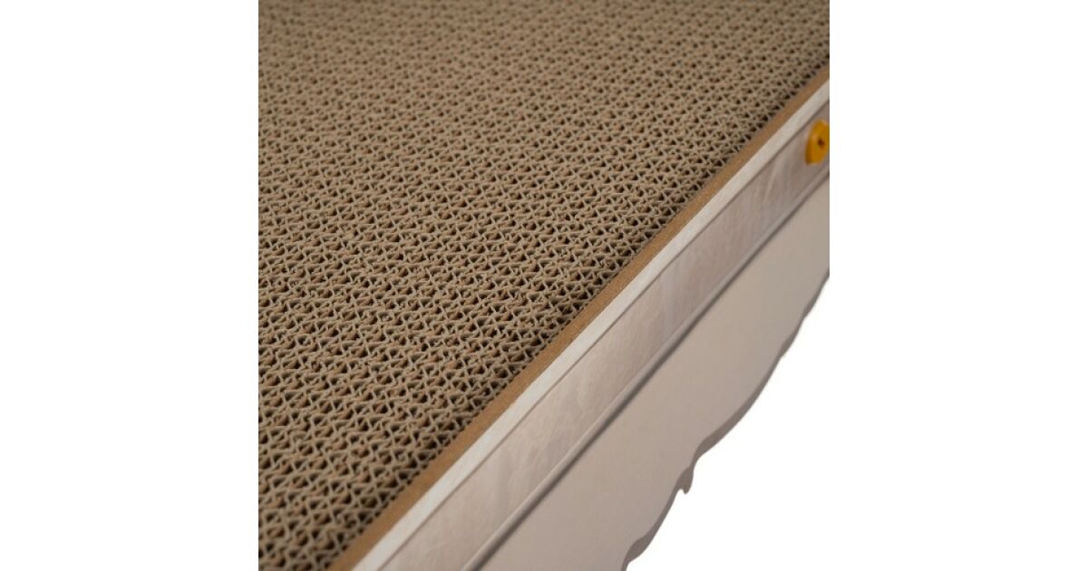 Canapea pentru ascutit gheare, Zola, pentru pisici, carton presat stratificat, dimensiune totala ...