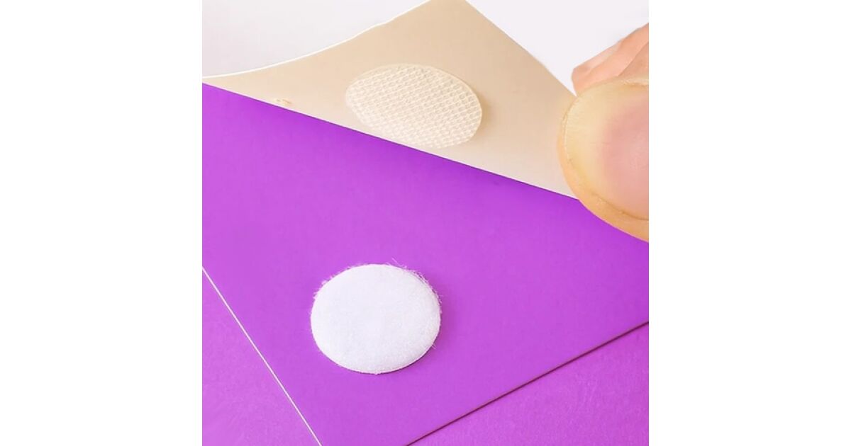 Set 250 buline autoadezive velcro, Zola, diametru 1.8 cm, universale ...
