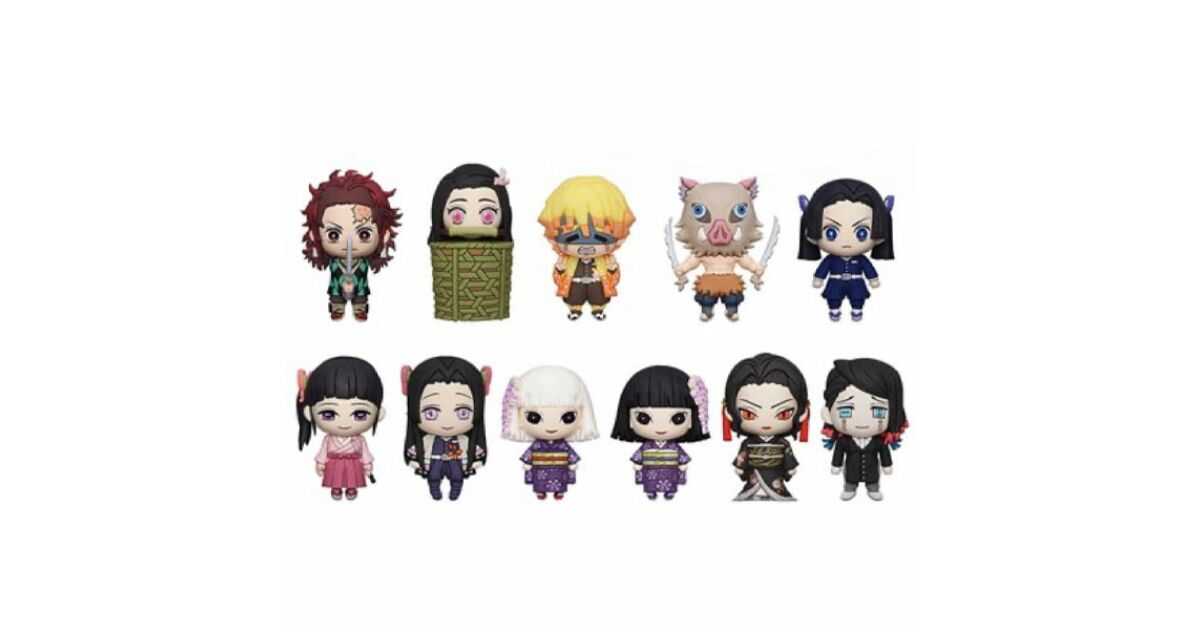 Demon Slayer: Kimetsu no Yaiba 3D PVC Bag Clips Series 4 | Pepita.com