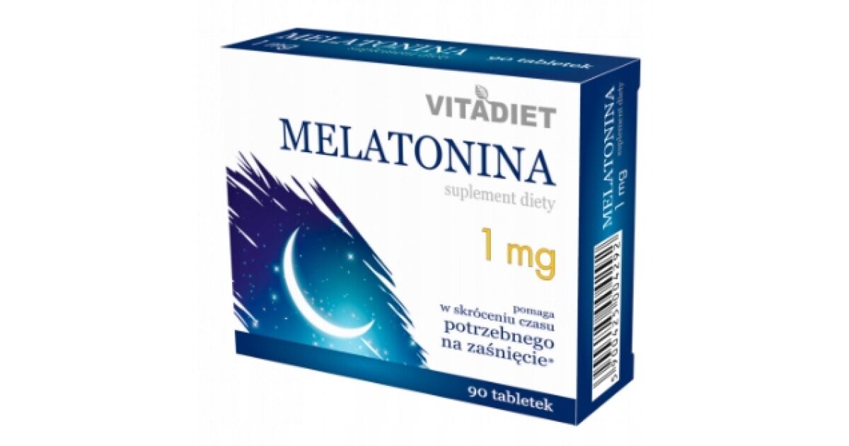 MELATONIN 1 mg alvás stressz Vitadiet 90 tabletta. | Pepita.hu
