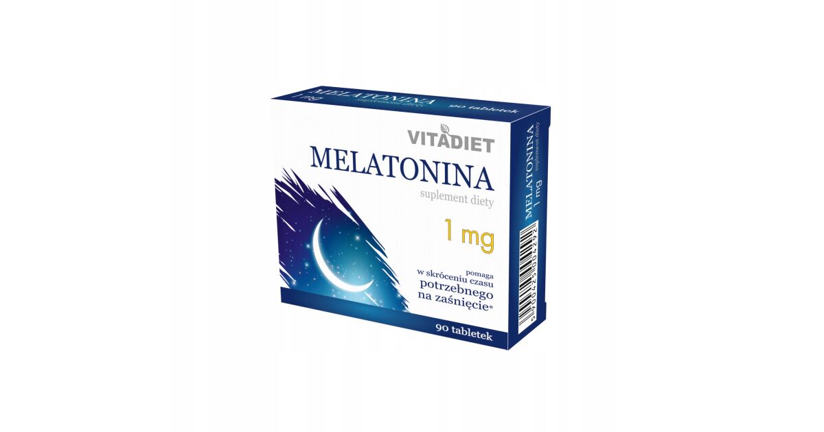MELATONIN 1 mg alvás stressz Vitadiet 90 tabletta. | Pepita.hu