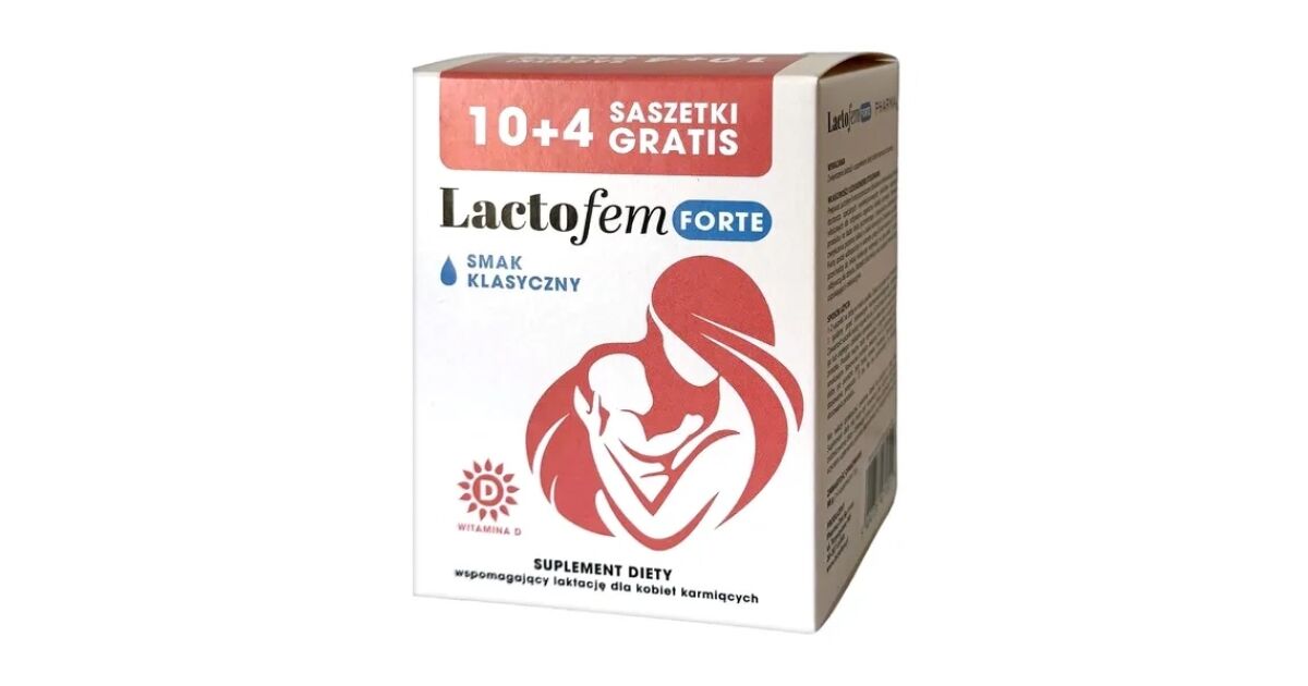 LACTOFEM Forte szoptatást támogató, klasszikus ízű, 14 tasak | Pepita.hu