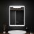 Oglinda LED Rectangulara, 60x80cm, ELANCEE Senzor MotionGlow Marcello ...