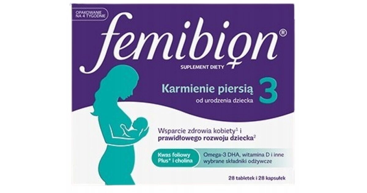 Femibion 3 szoptatási DHA 28 tabletta + 28 kapszula | Pepita.hu