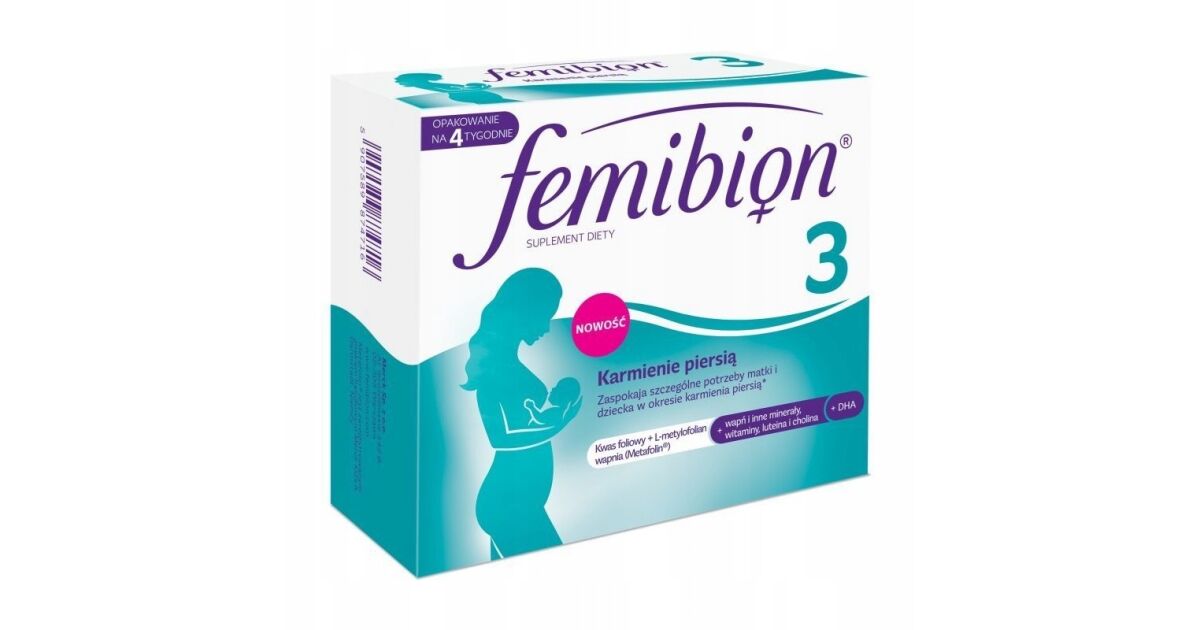 Femibion 3 szoptatási DHA 28 tabletta + 28 kapszula | Pepita.hu