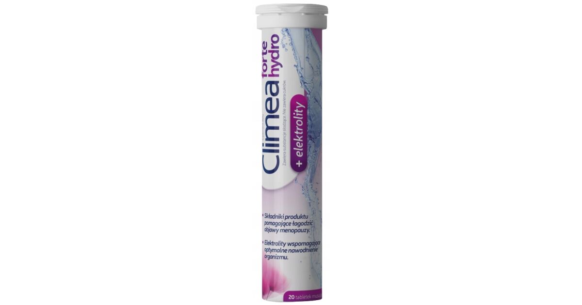 CLIMEA FORTE HYDRO menopauza elektrolitok Aflofarm 20 tabletta hab ...