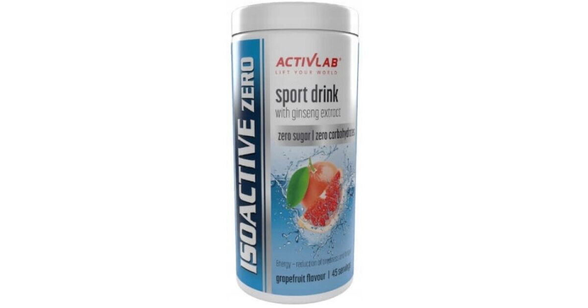 ACTIVLAB ISOACTIVE ZERO ELECTROLYTES CUKORMENTES Magnézium Kálium ...
