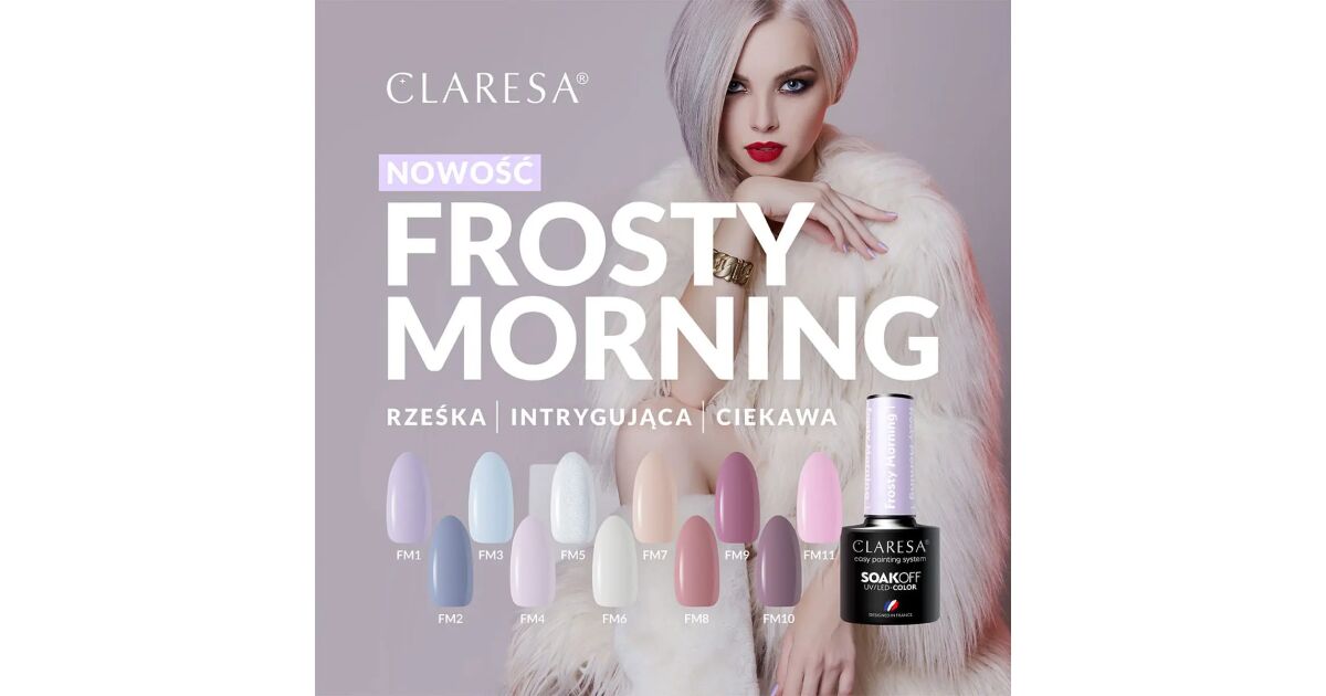 Claresa Frosty Morning 11 Gél Lakk - Halvány Rózsaszín - 5g | Pepita.hu