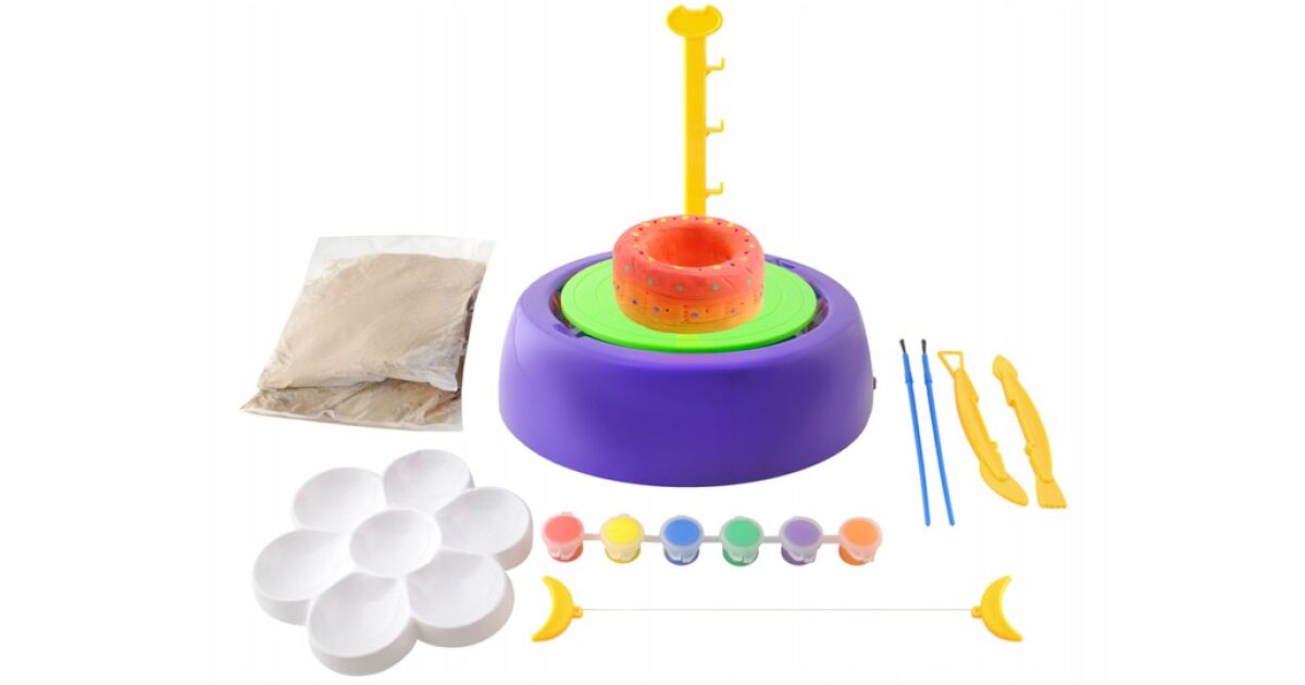 Set de olarit special adaptata pentru copii, Zola®, 1 kg lut ...