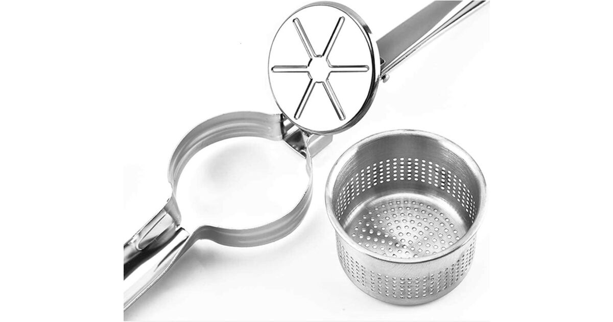 Presa pentru piure de legume si fructe, UBX®, otel inoxidabil, 27x10x10 ...